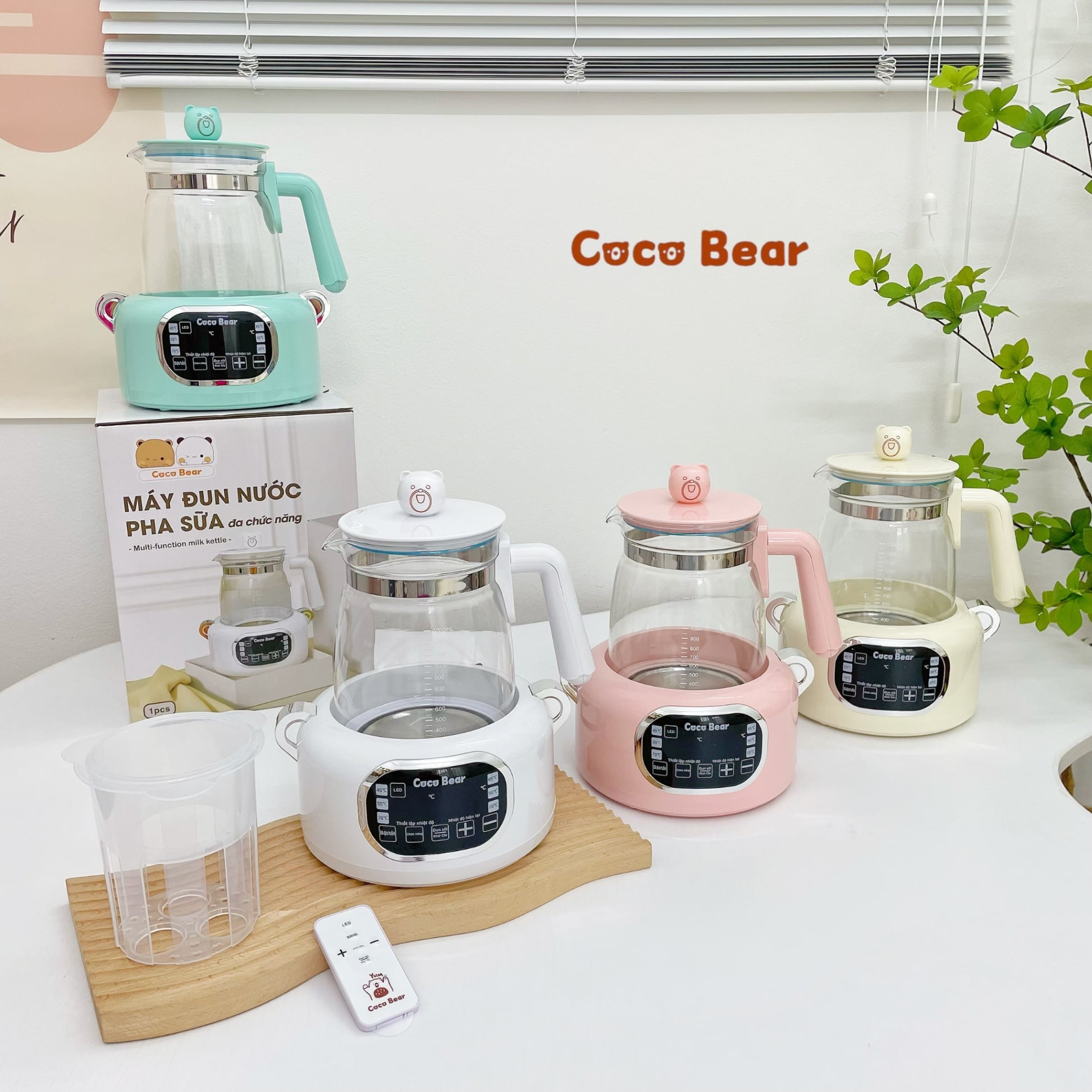 Ấm Đun Coco Bear Có Điều Khiển – Hlstar - Gia dụng Hải Long
