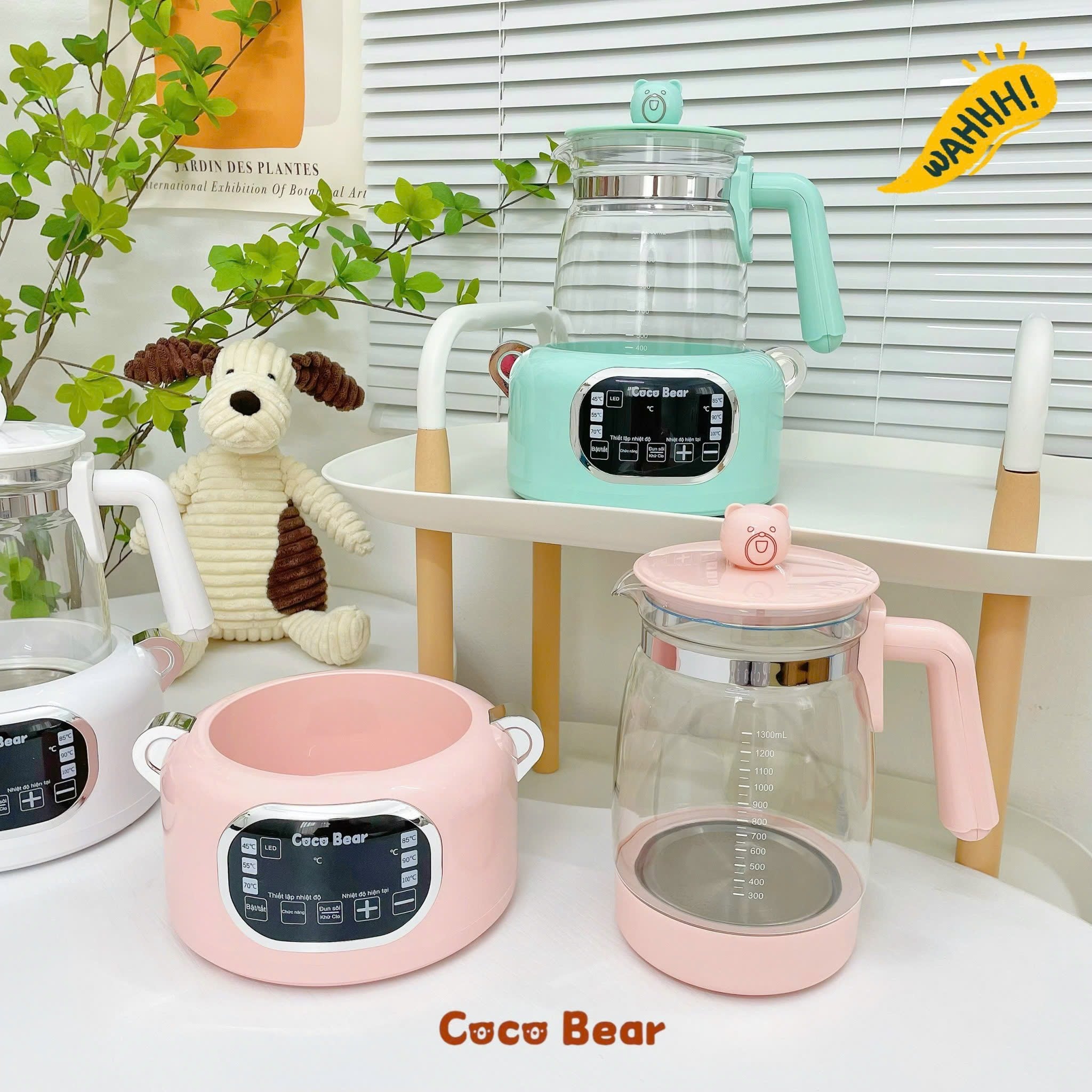 Ấm Đun Coco Bear Có Điều Khiển – Hlstar - Gia dụng Hải Long
