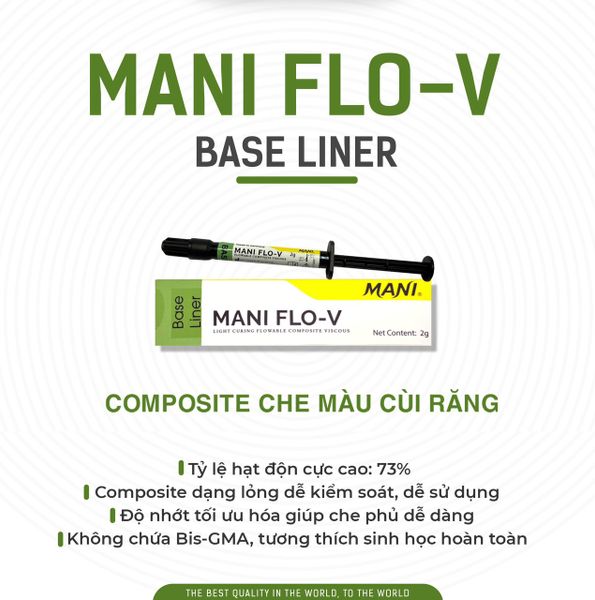 Composite lỏng Mani Flo-V - Đức Thiện Medical – ĐỨC THIỆN MEDICAL