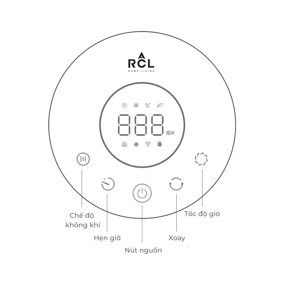 Quạt đứng không cánh thông minh RCL – RCL - Home Living