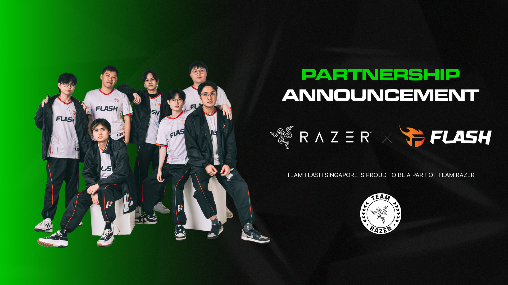 TEAM FLASH SINGAPORE IS PROUD TO ANNOUNCE OUR OFFICIAL PARTNERSHIP WIT