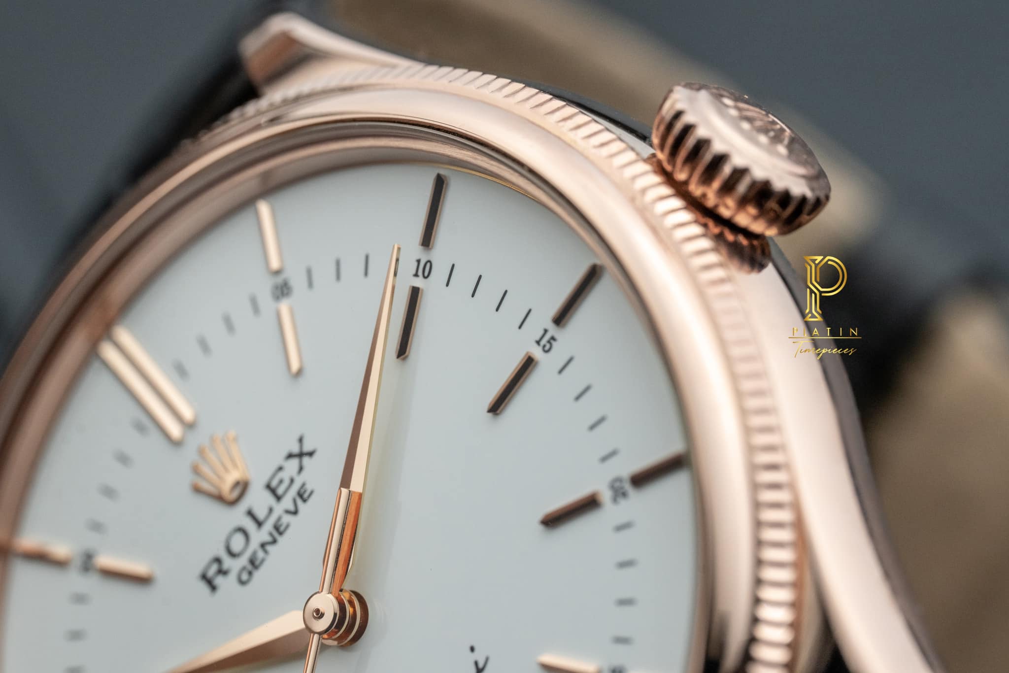Đồng Hồ Rolex Cellini Time 50505 Mặt Số Trắng– Platin Timepieces