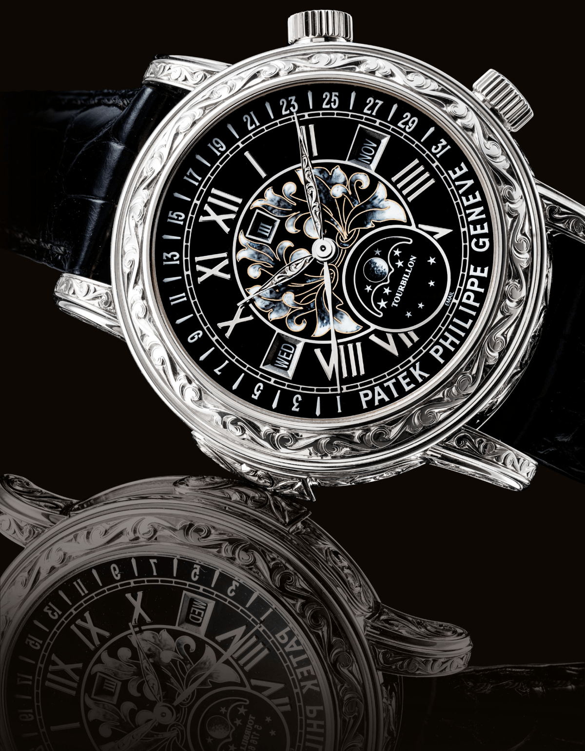 Patek Philippe Grand Complications Sky Moon Tourbillon 6002G-010– Platin Timepieces