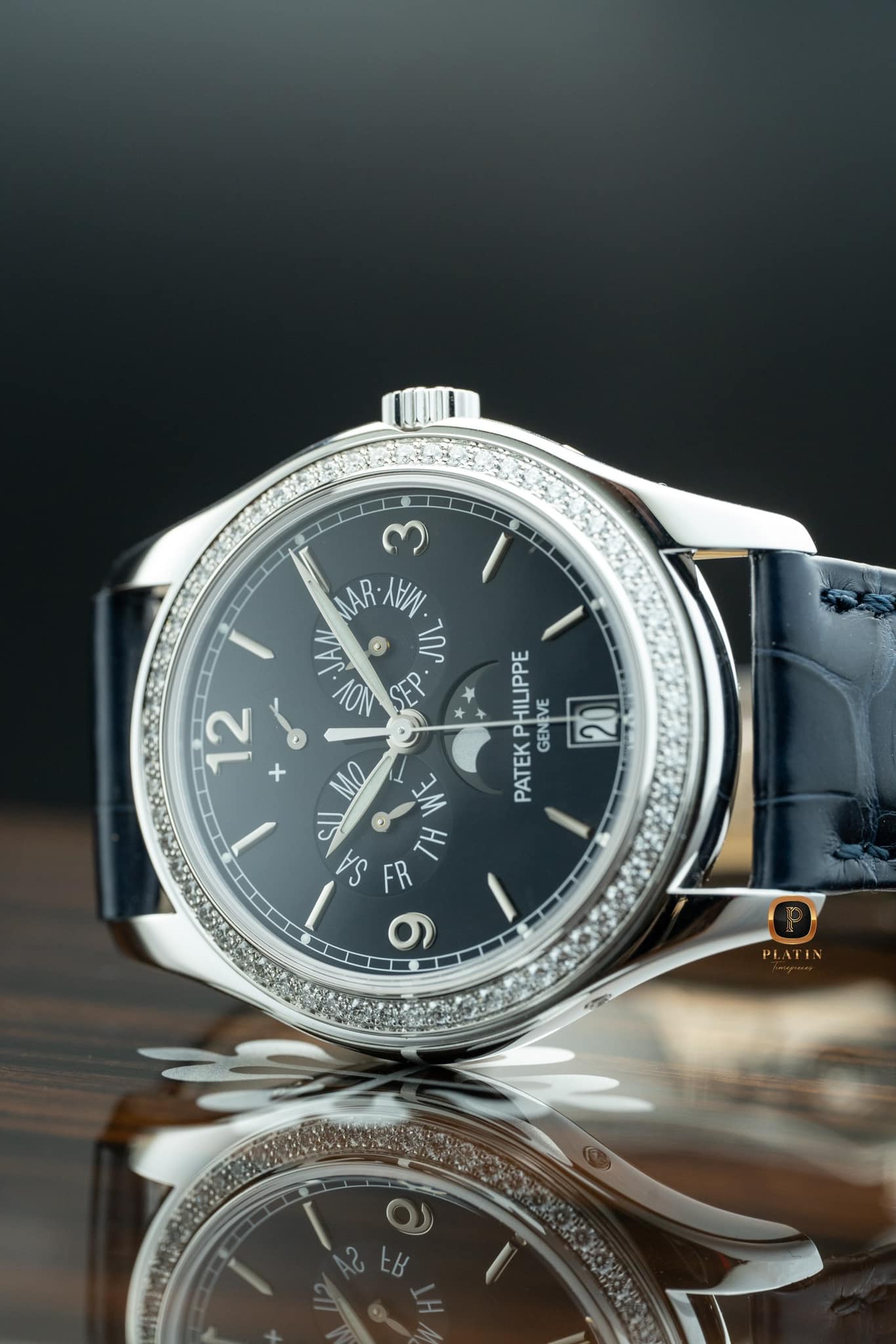 Đồng hồ Patek Philippe Complications 5147G-001 Mặt số xanh navy blue ...