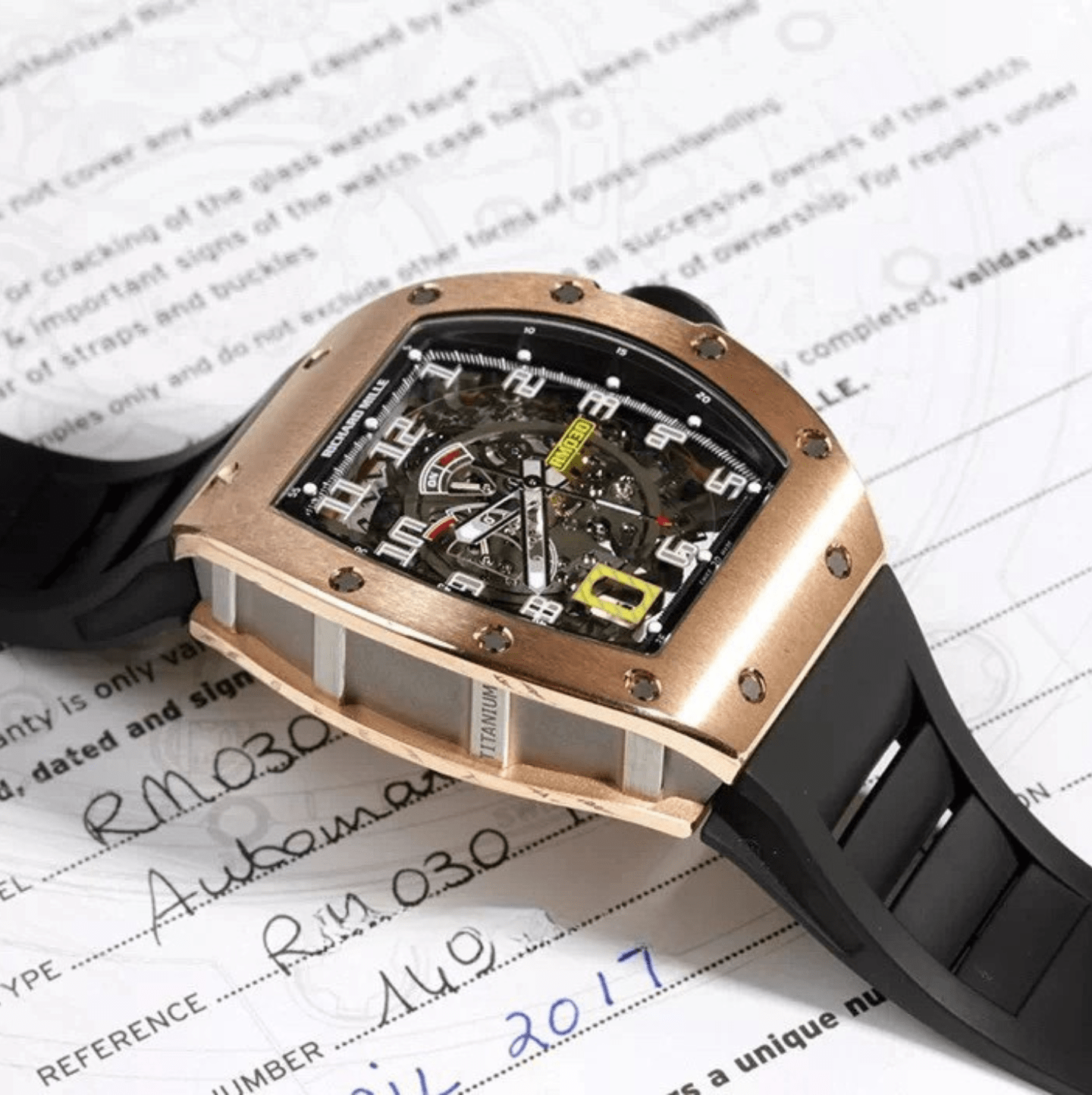 Đồng hồ Richard Mille RM30 Vàng Hồng Và Titanium– Platin Timepieces