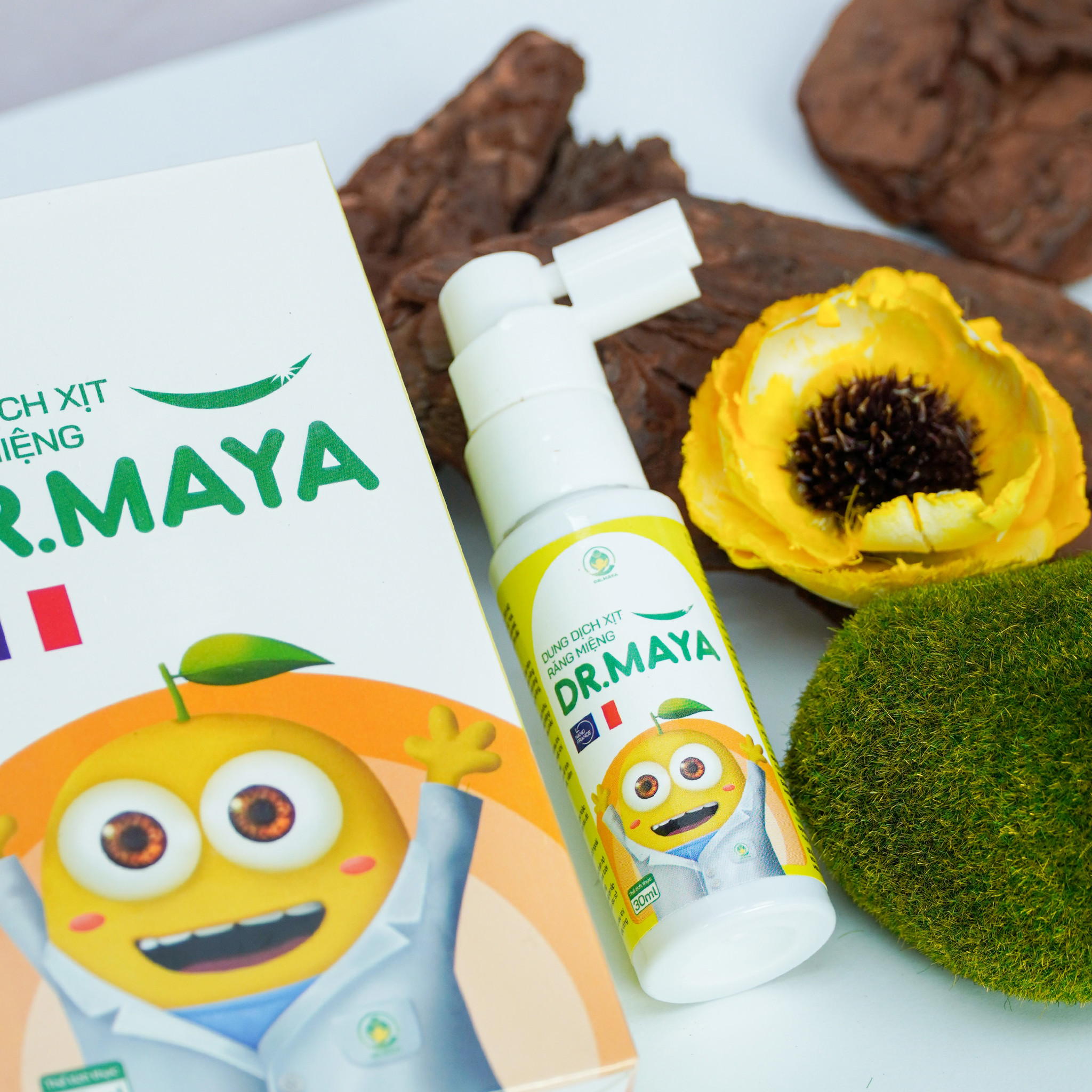 Xịt răng miệng thảo dược Dr.Maya An toàn, lành tính cho trẻ từ sơ sinh ...