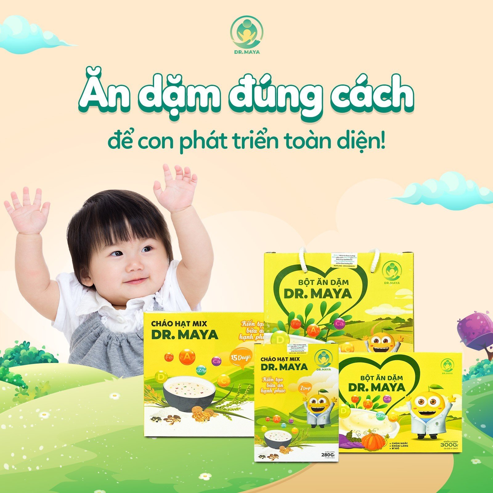 “Cẩm Nang Ăn Dặm” – Bí quyết giúp con ăn ngon, phát triển toàn diện! – drmaya