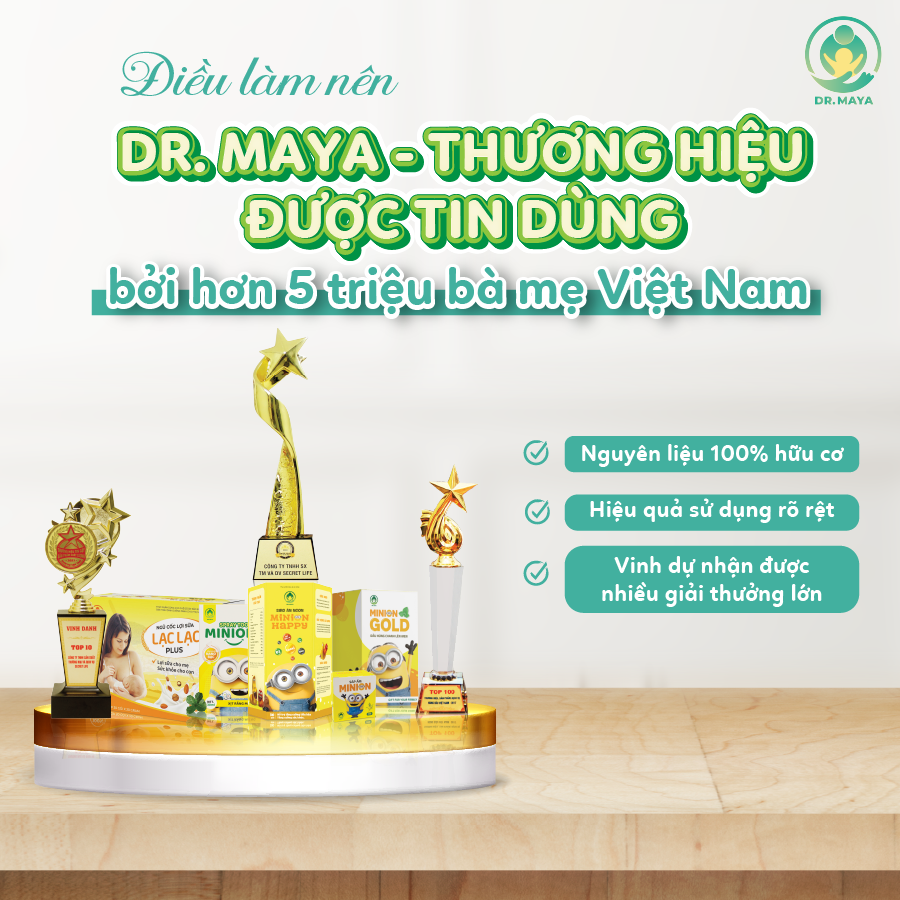 Điều làm nên Dr.Maya-Thương hiệu được tin dùng bởi hơn 5 triệu mẹ bỉm ...