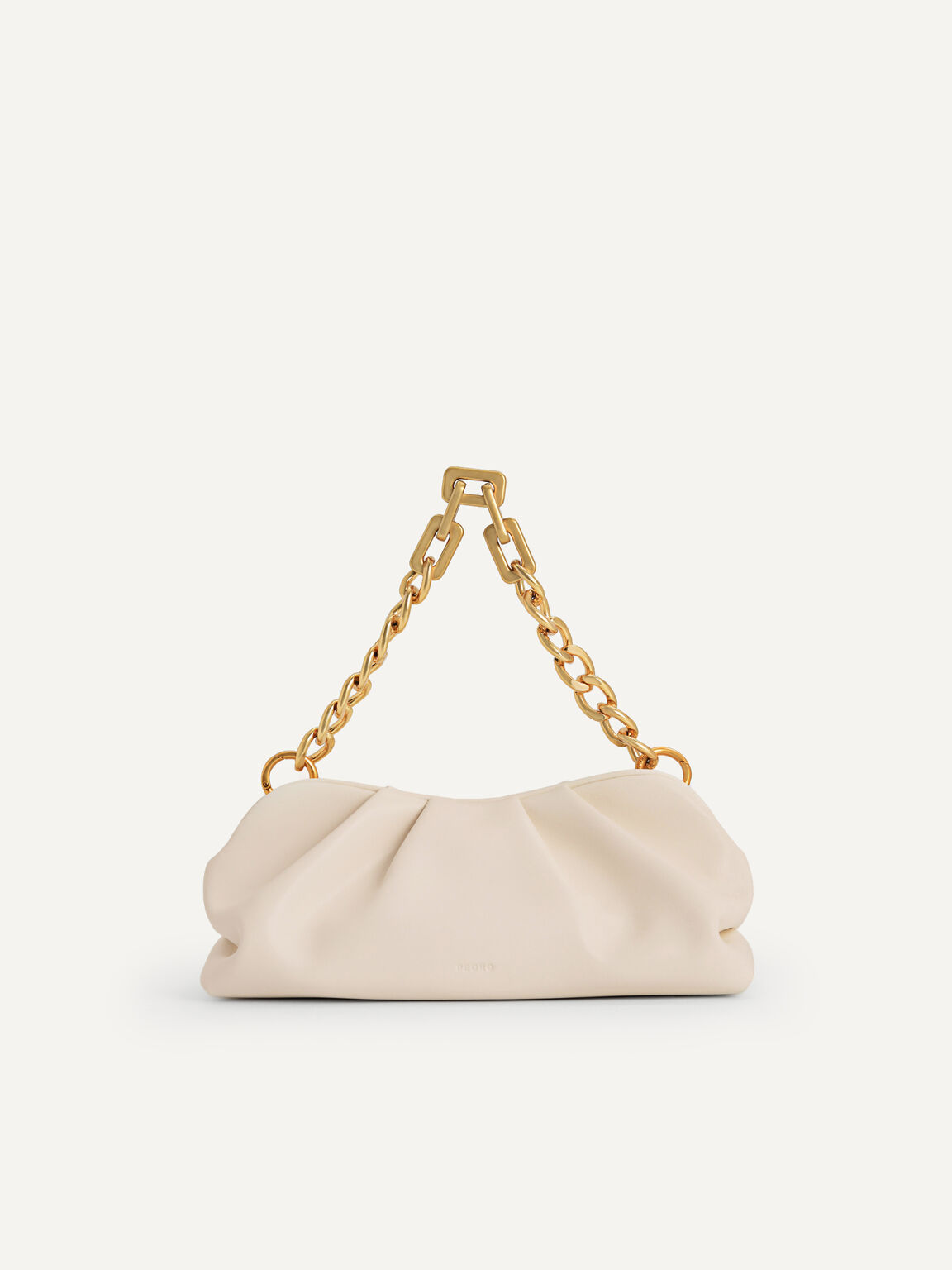 Pedro Chained Clutch - Beige – Kirei & Hansamu