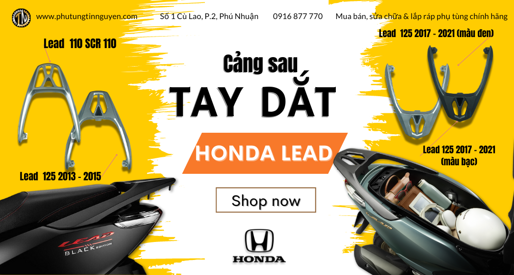 Tay Dắt Cảng sau SCR, LEAD – Phụ Kiện Tiện Dụng