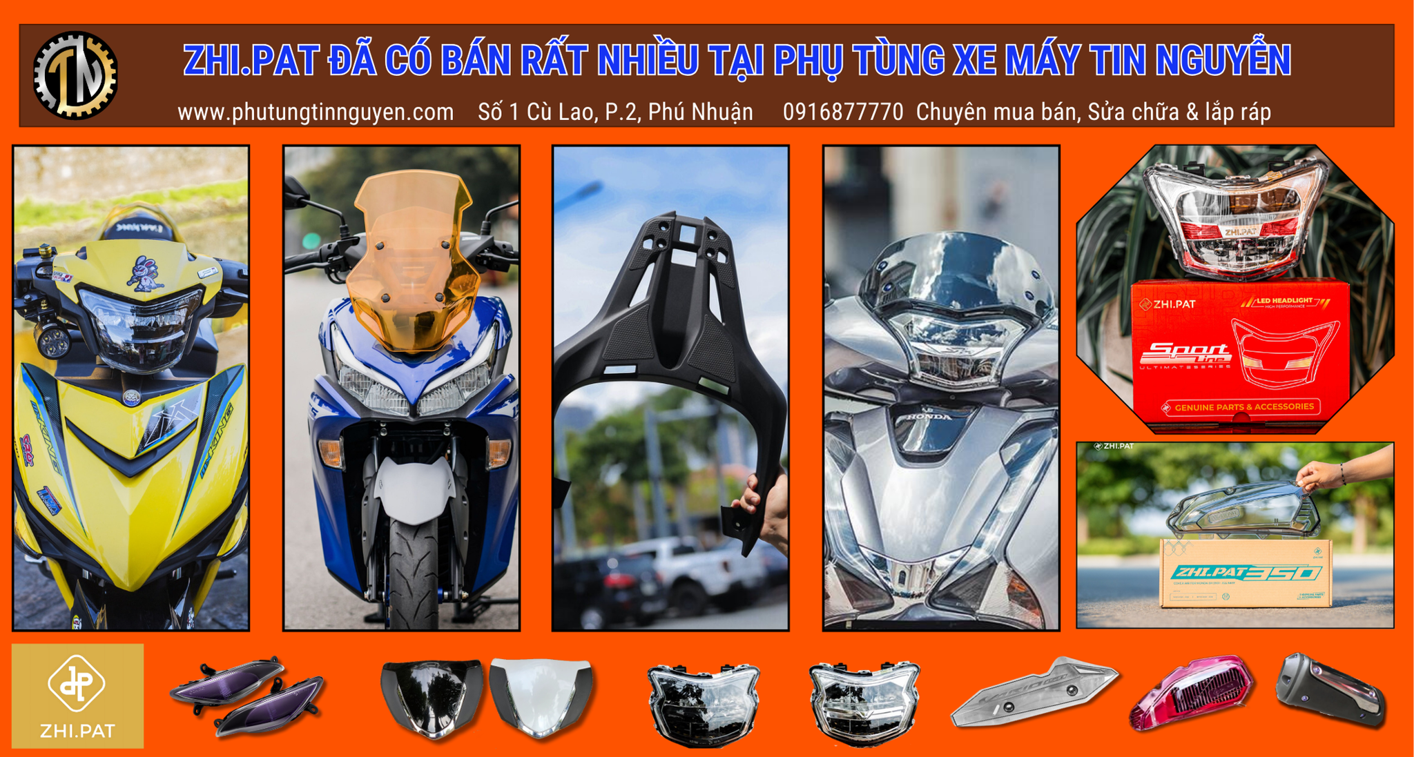 Bí quyết chinh phục thị trường của thương hiệu phụ kiện xe máy ZHI.PAT