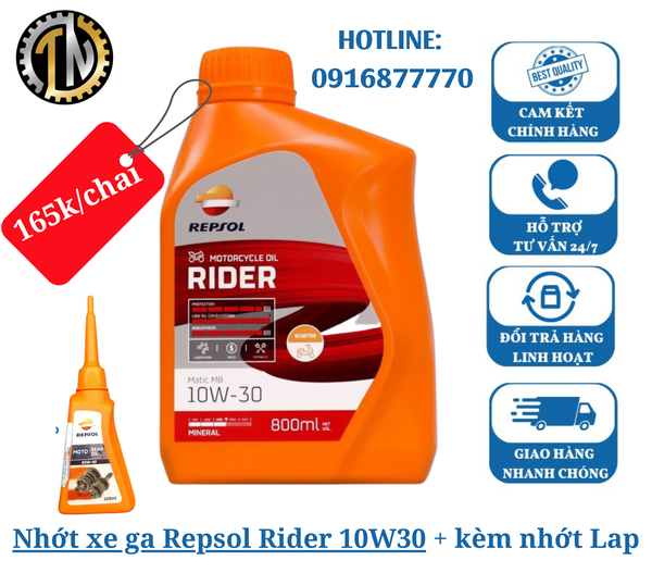 ĐÔI LỜI VỀ NHỚT REPSOL