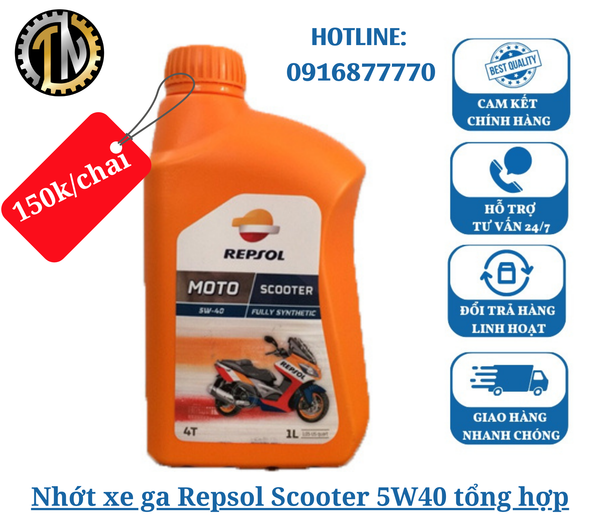 ĐÔI LỜI VỀ NHỚT REPSOL
