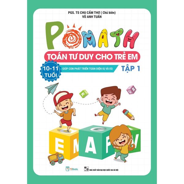 Combo POMath – Toán tư duy cho trẻ em 10 – 11 tuổi (Tập 1 + 2 – Bến ...