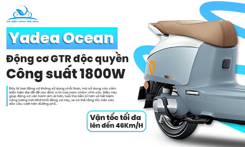 Xe Máy Điện Yadea Ocean 2023 | Hệ Thống Xe Điện Xanh Sài Gòn