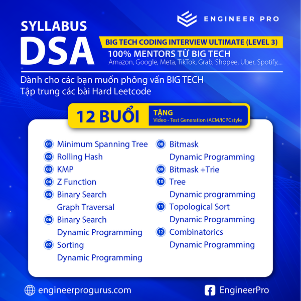 Khóa học DSA – EngineerPro