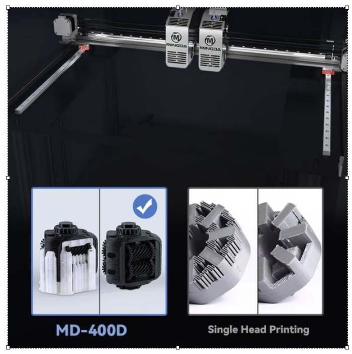 Máy In 3D Mingda MD-400D (Dual Nozzle) – Giải Pháp In 3D Chuyên Nghiệp ...