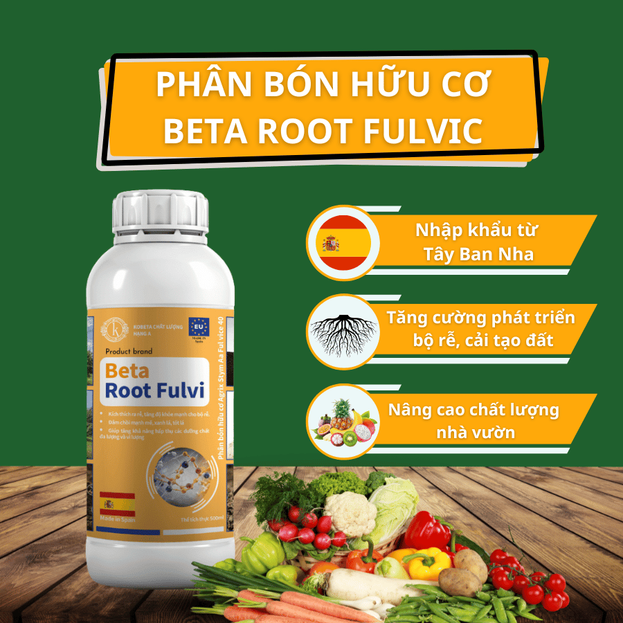 Beta Root Fulvic – Phân Bón Hữu Cơ Hỗ Trợ Cây Trồng Phát Triển Toàn Di ...
