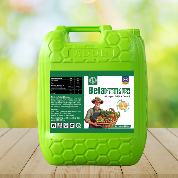 Phân Bón Lá BETA GREEN PLUS+ (Can 20L) – Giải Pháp Dinh Dưỡng Toàn Diệ – Nông Dược Kobeta