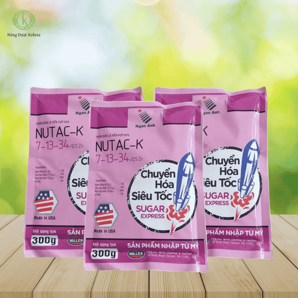 Phân Bón Lá Hỗn Hợp NPK - NUTAC-K 7-13-34 +12.5 Zn – Chuyển Hóa Siêu T ...