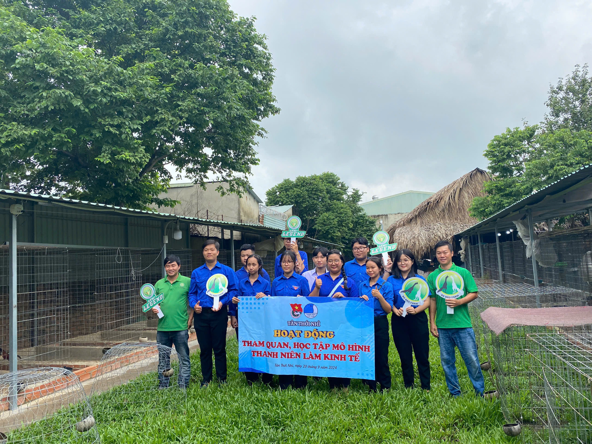 BA BẢO FARM VINH DỰ ĐÓN TIẾP ĐOÀN THANH NIÊN XÃ TÂN THỚI NHÌ THAM QUAN ...