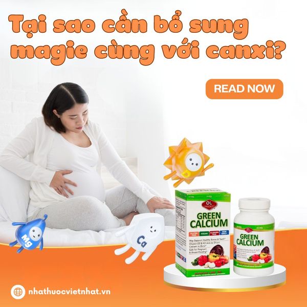 Tại sao cần bổ sung magie cùng với canxi?