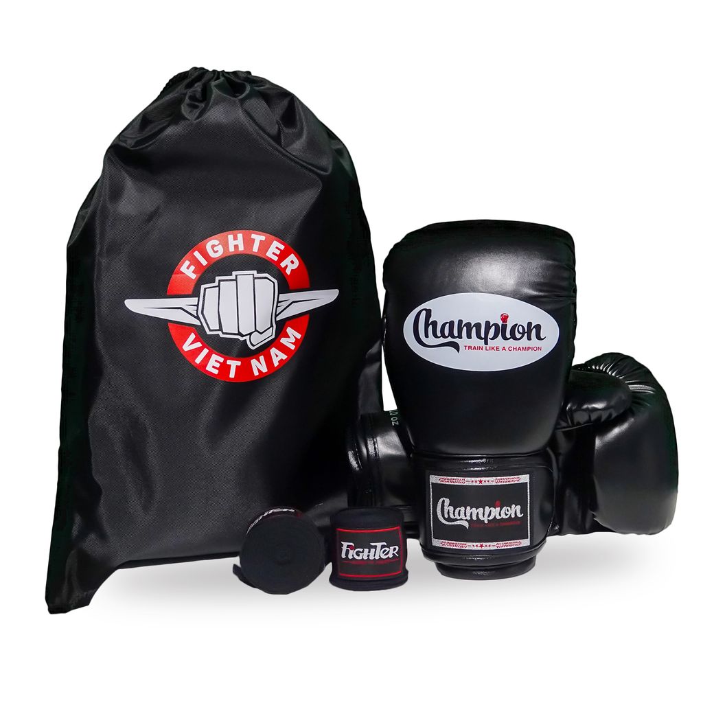 Túi Rút Fighter 36cm x 48cm - Đựng găng Boxing, Băng Đa