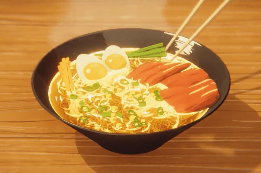 Mời bạn chiêm ngưỡng tác phẩm ramen phiên bản anime "nghệ nguyên củ" t ...