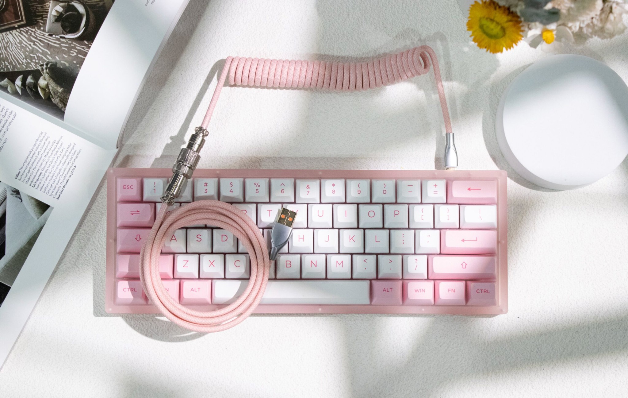 Review AKKO ACR61 Pink: Sự ngọt ngào đọng trên chiếc bàn phím cơ ...