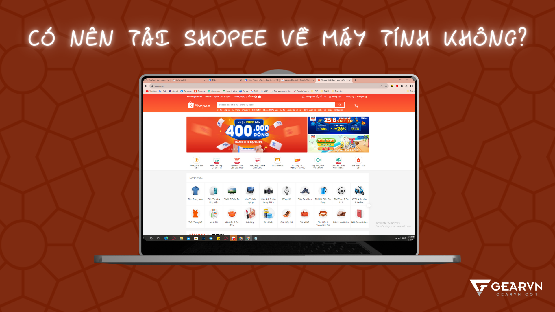 Có nên tải Shopee về máy tính không? – GEARVN.COM