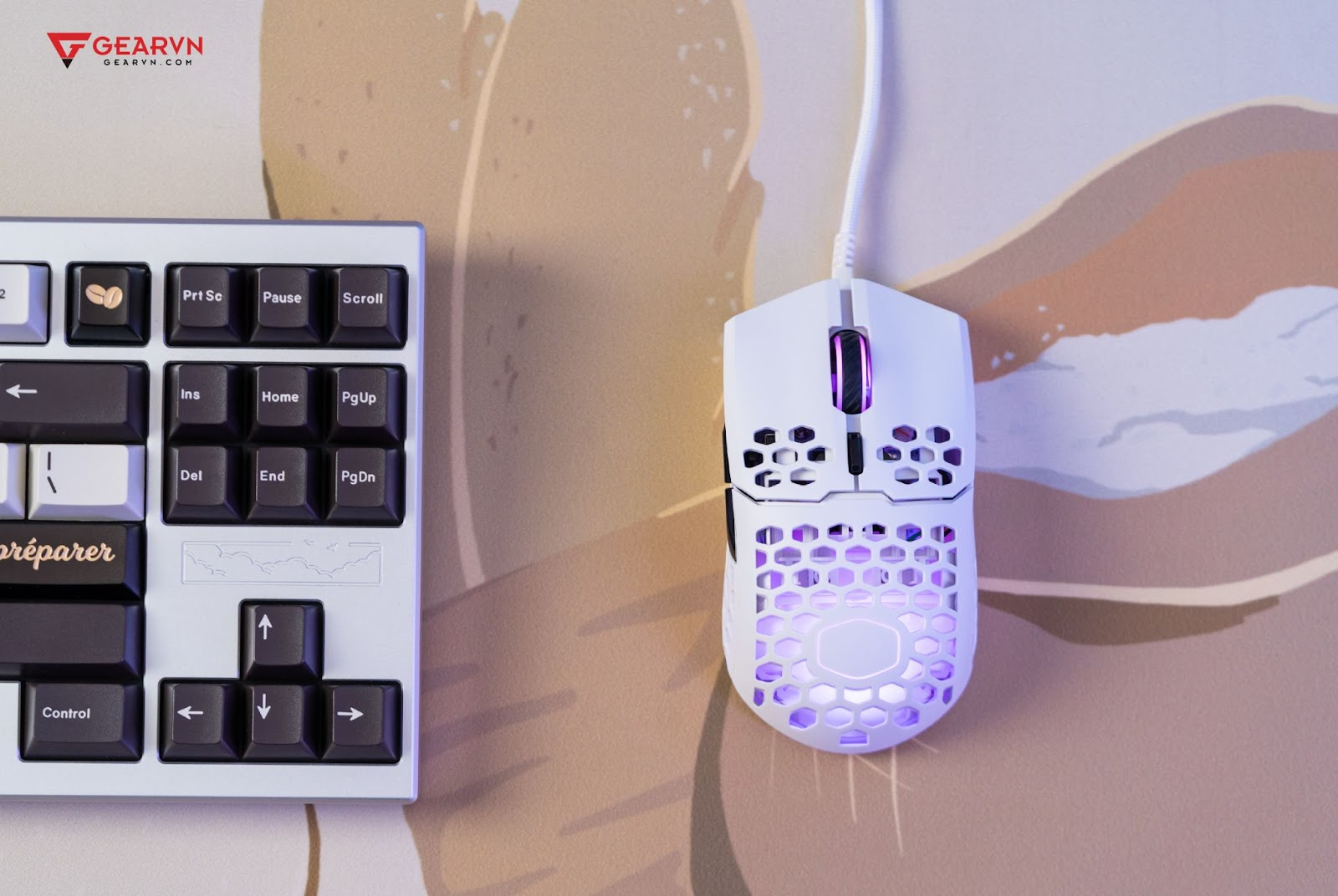 Review Cooler Master MM711 RGB White Matte: Nhẹ như lông hồng – GEARVN.COM