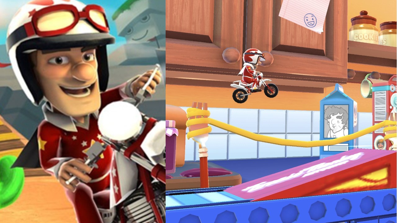 Mời bạn phóng xe bốc đầu, hết ga hết số với game Joe Danger miễn phí n ...