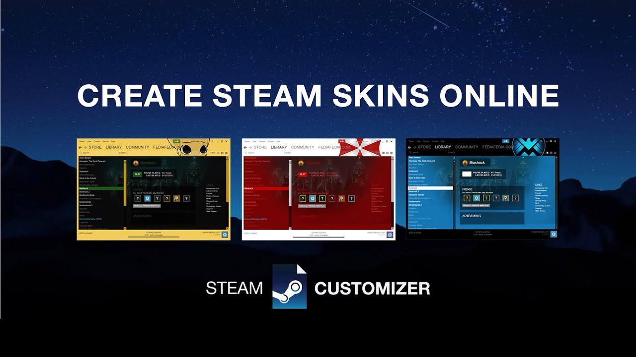 Giúp giao diện Steam của bạn ấn tượng hơn với Steam Customizer – GEARVN.COM