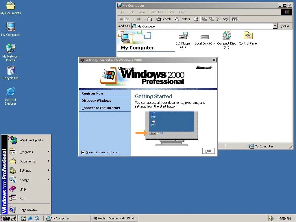 Windows 2000, kiệt tác bị lãng quên của Microsoft – GEARVN.COM