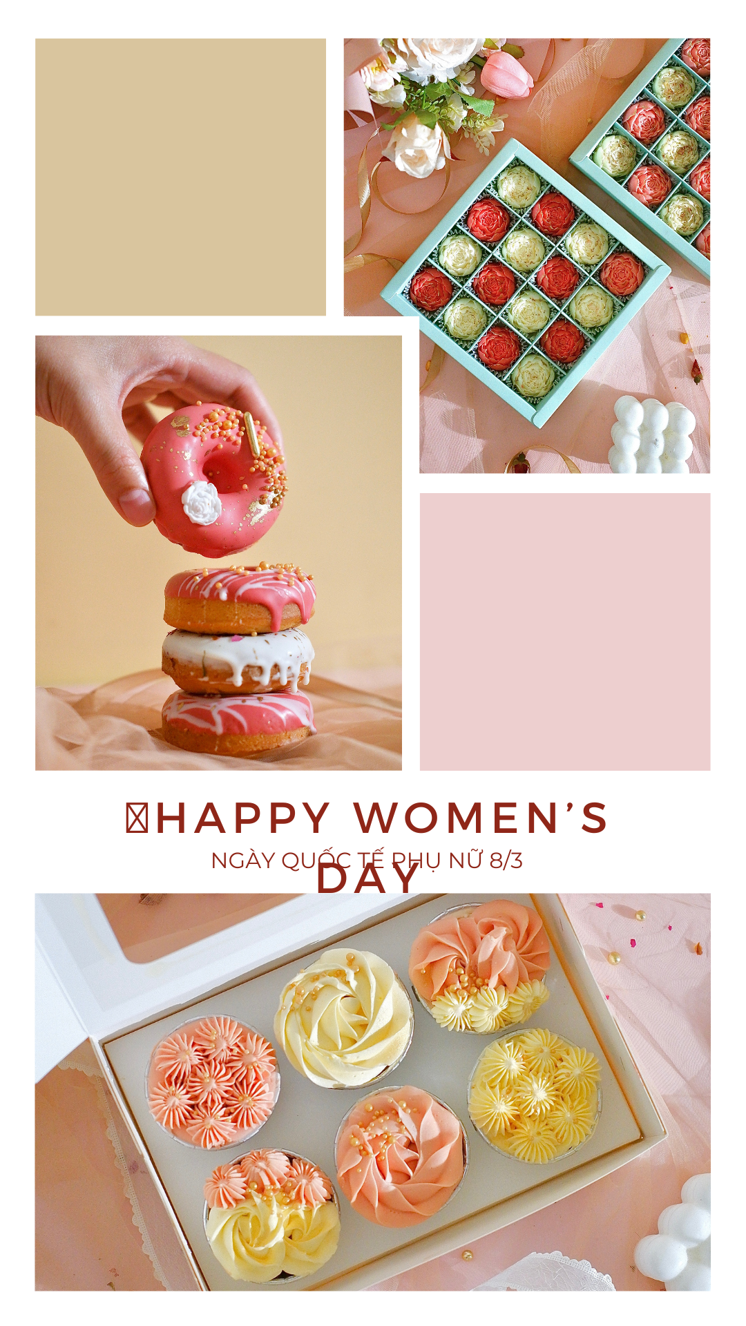 MENU "HAPPY WOMEN'S DAY 8/3" 💓 - Tiệm bánh Panacota