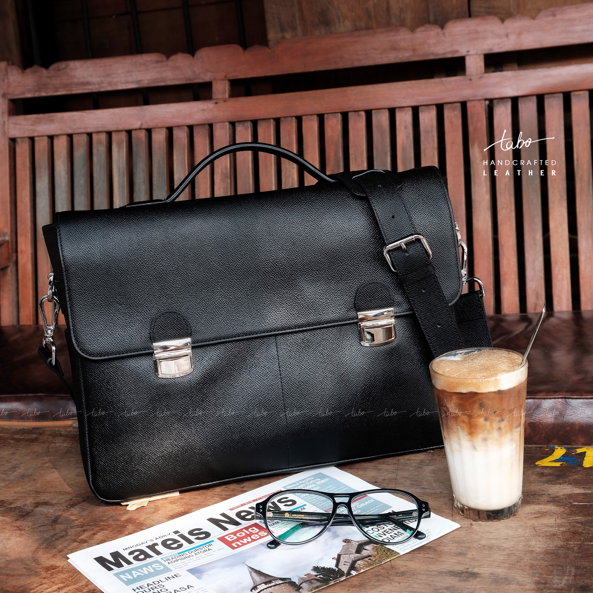 Men Laptop Bags - Briefcase – TABO LEATHER