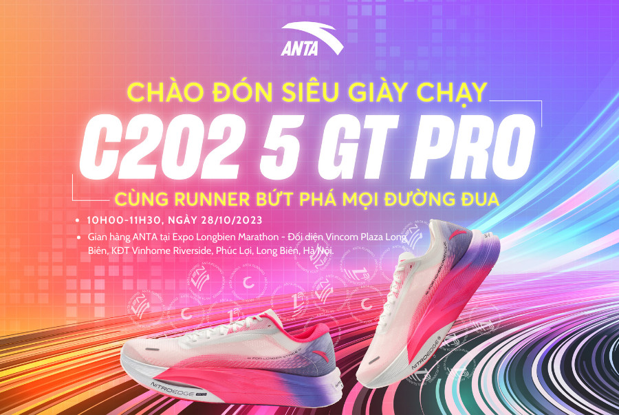 SỰ KIỆN ANTA RA MẮT GIÀY CHẠY CHUYÊN NGHIỆP C202GT 5 PRO - Anta Kids