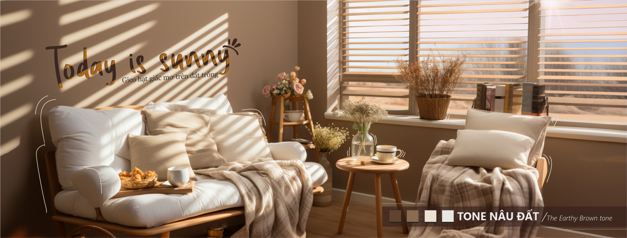 Chủ đề màu nâu đất– Loho House