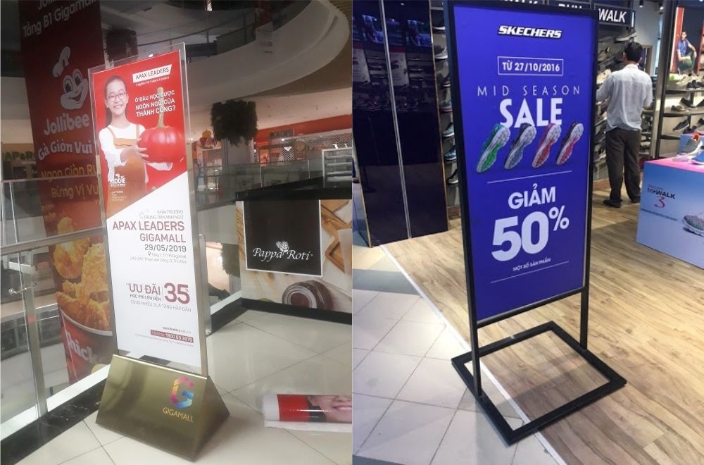 Standee Quảng Cáo Đẹp, Tinh Tế, Thiết Kế Miễn Phí 100%