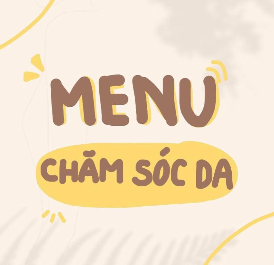 Menu chăm sóc da – Alisa store