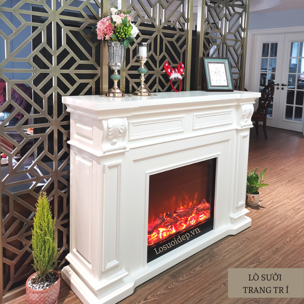 Lò sưởi trang trí phong cách Mỹ LBU484– Thanh Nụ - Lò sưởi trang trí