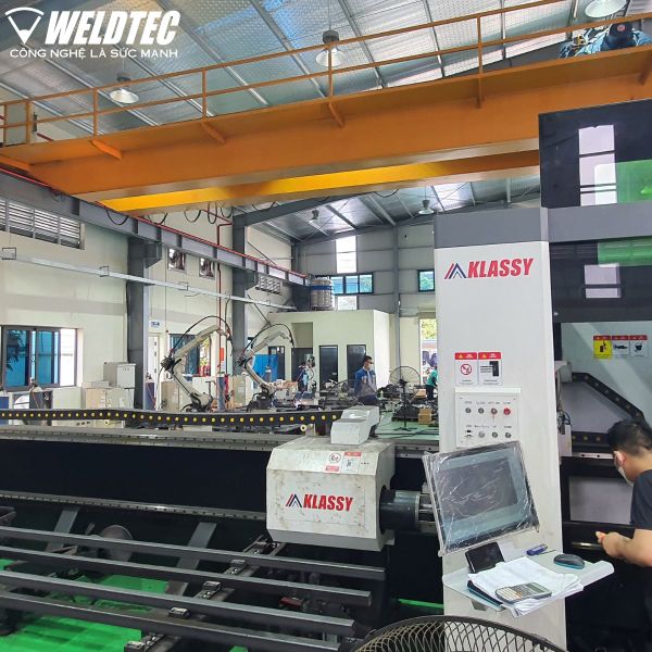 Weldtec bàn giao thành công bộ đồ gá hàn cho robot hàn