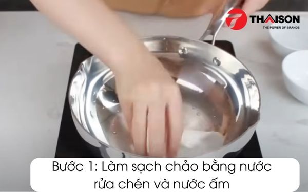 (Video) Cách tôi chảo Inox mới mua về đơn giản với 4 bước