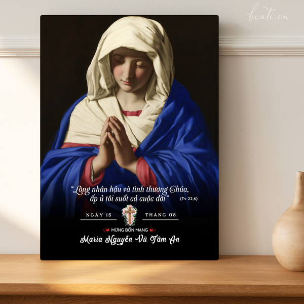 15 Mẫu Tranh Đẹp Quà Tặng Lễ Bổn Mạng Thánh Maria – Beati.vn