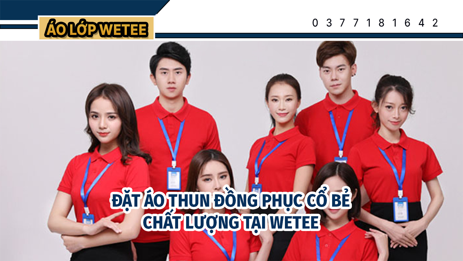 Đặt áo thun đồng phục cổ bẻ chất lượng tại Wetee – WeTee