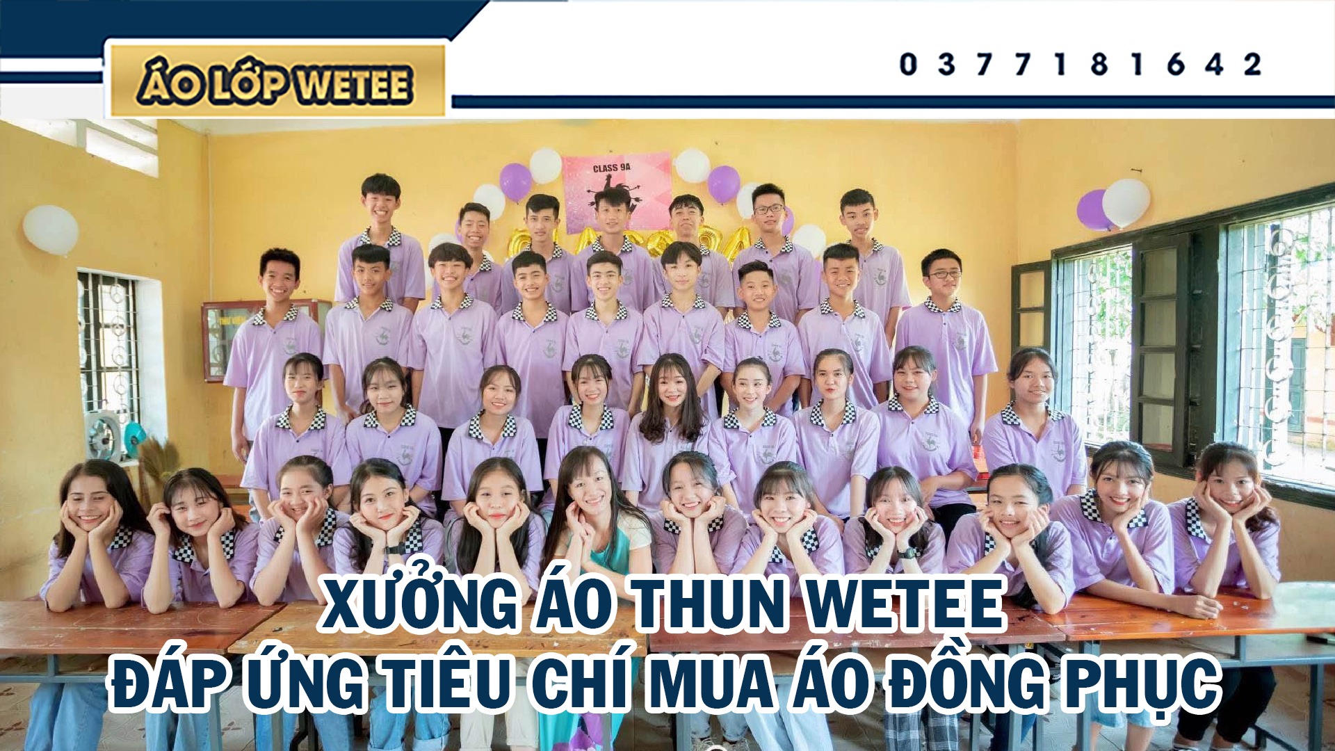 Xưởng Áo Thun WeTee Đáp Ứng Tiêu Chí Mua Áo Đồng Phục