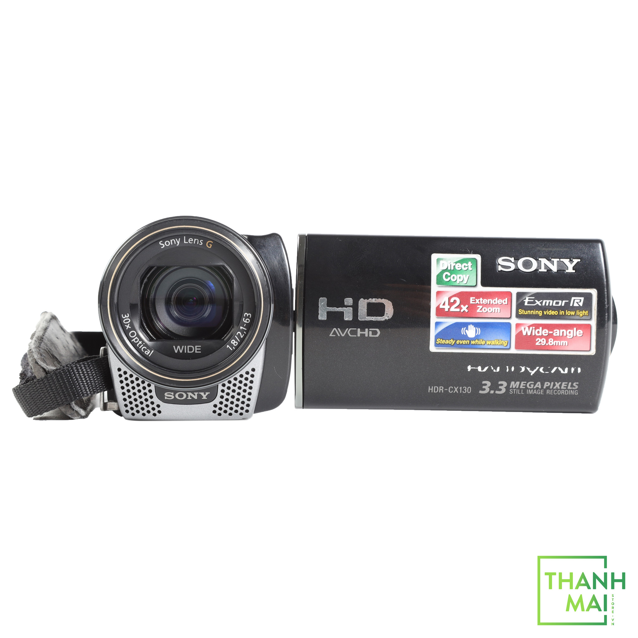 Máy Quay Phim Cầm Tay Sony Handycam HDR-CX130 ( Black ) - Thanh Mai Store
