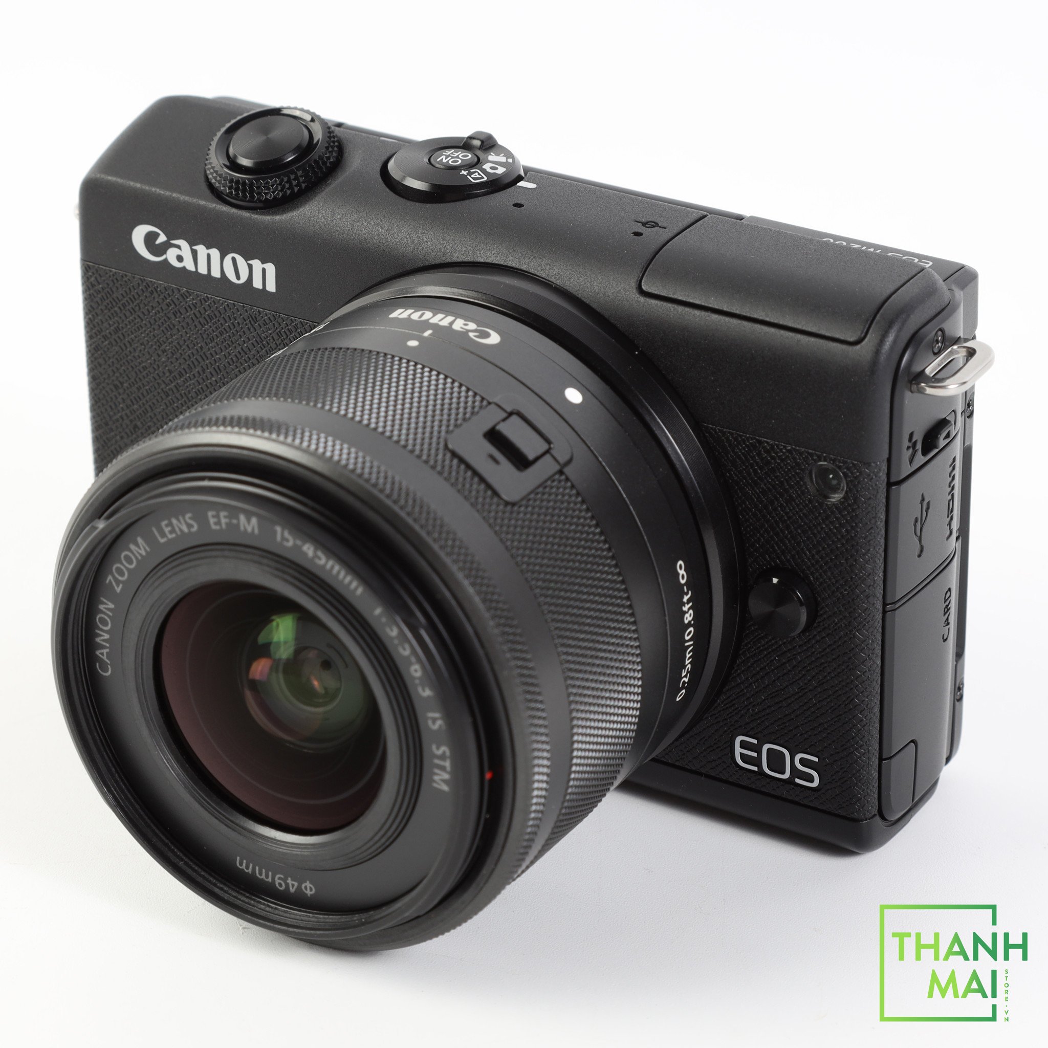 Máy Ảnh Canon EOS M200 kit EF-M 15-45mm F/3.5-6.3 IS STM - Thanhmaistore