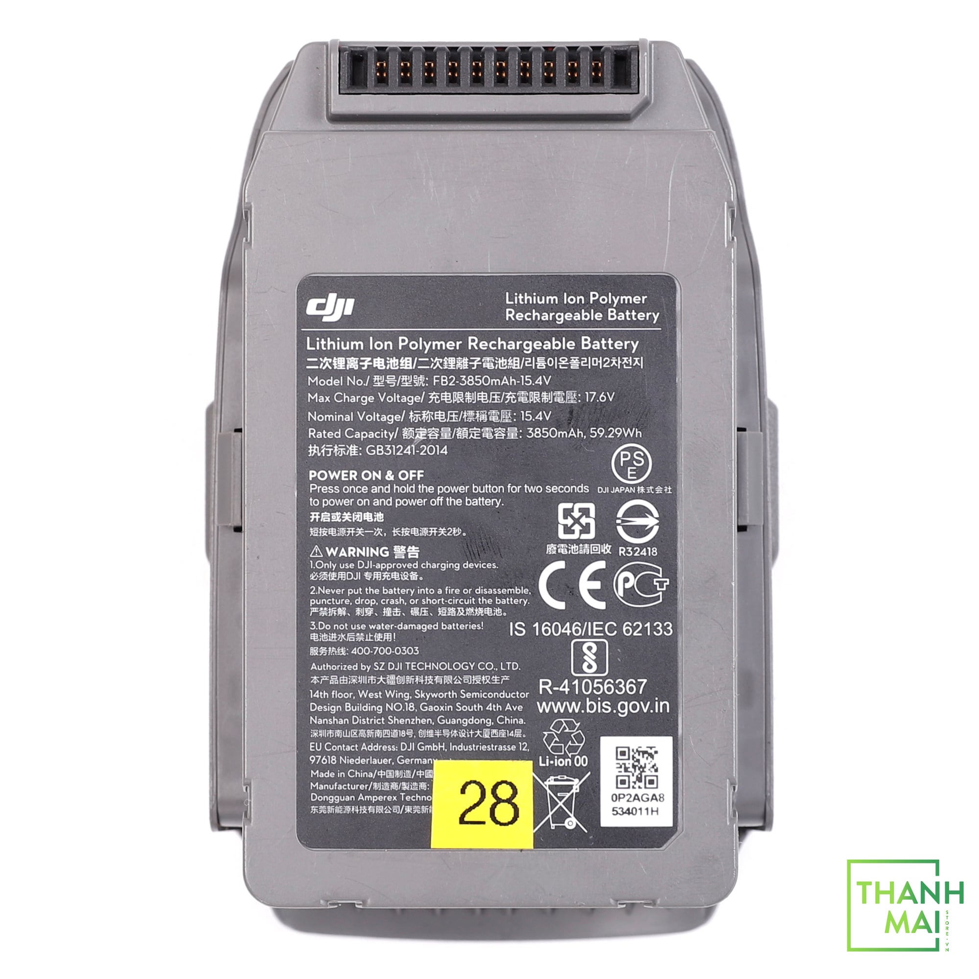 Pin Flycam DJI Mavic 2 Pro | 2 zoom - Thanh Mai Store