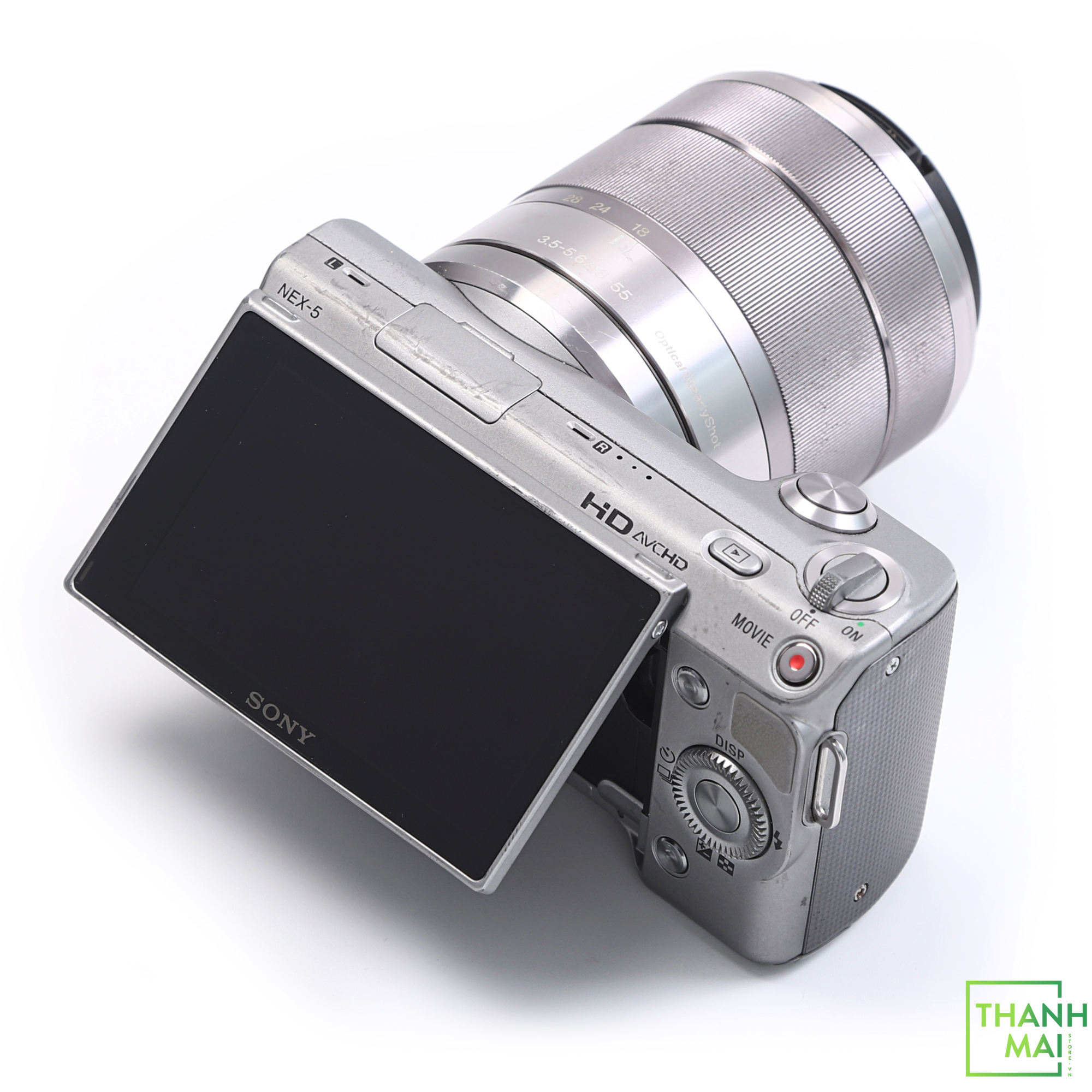 Máy ảnh Sony Alpha NEX-5 kit Sony E 18-55mm F3.5-5.6 OSS - Thanh Mai Store
